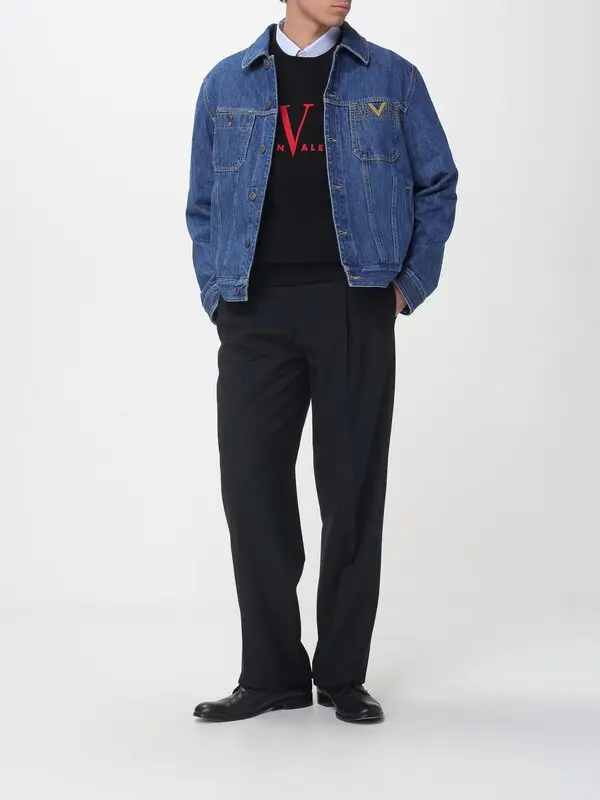 Valentino Garavani Cotton Crewneck Sweatshirt With Logo