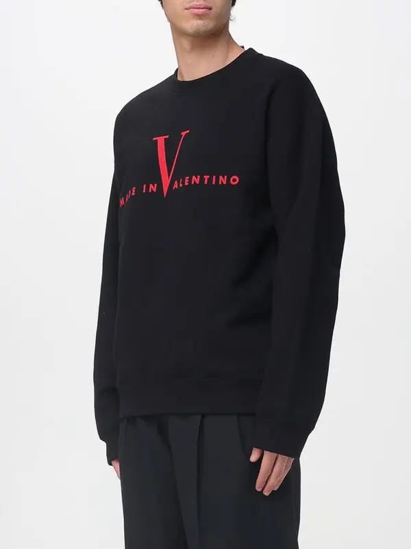 Valentino Garavani Cotton Crewneck Sweatshirt With Logo