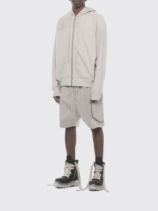 Rick Owens Zip-up Hoodie - Beige