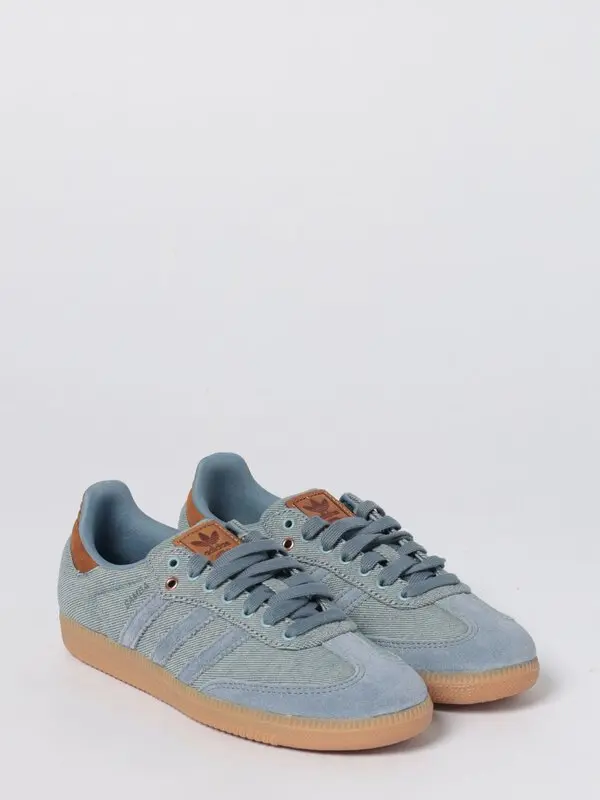 ADIDAS ORIGINALS Samba Og Cotton Denim Sneakers - Blue