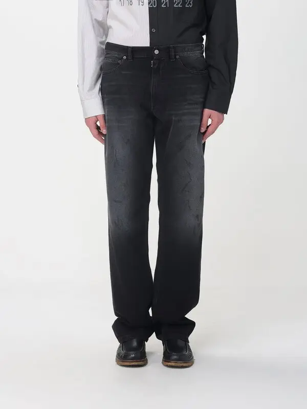 MAISON MARGIELA Straight Leg Jeans - Black