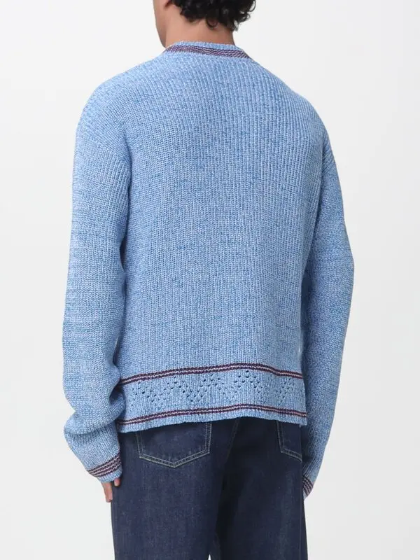 Marni Cotton Crew Neck Pullover - Blue