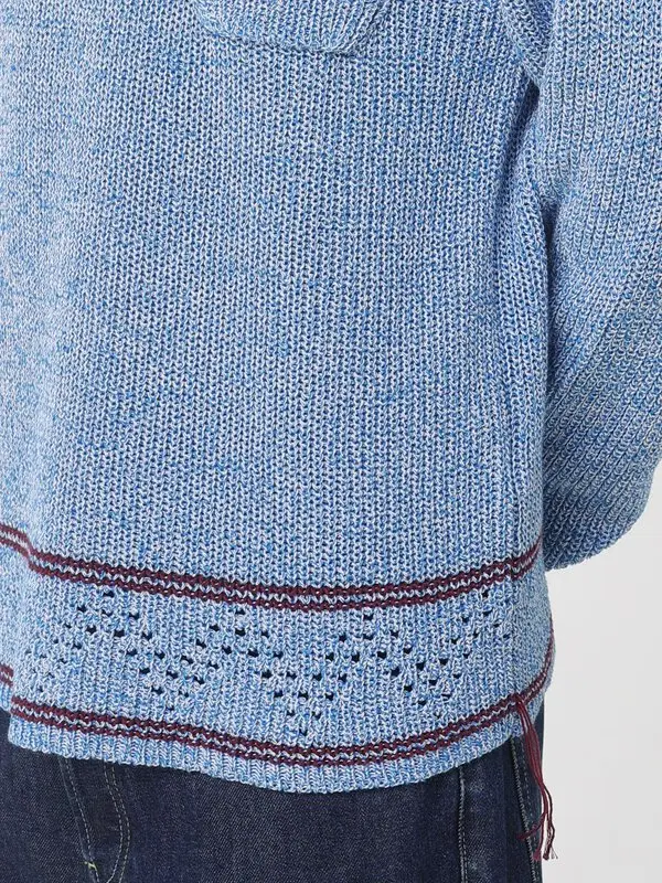 Marni Cotton Crew Neck Pullover - Blue