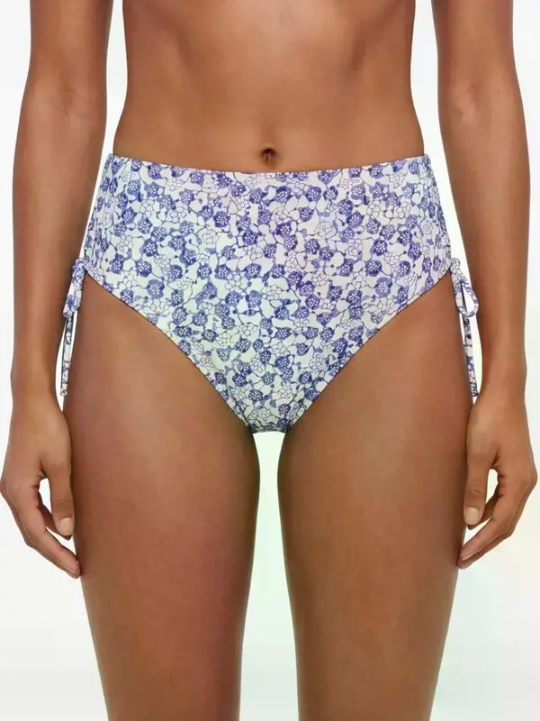 Isabel Marant Étoile Prudi Floral Print Bikini Briefs - Neutrals