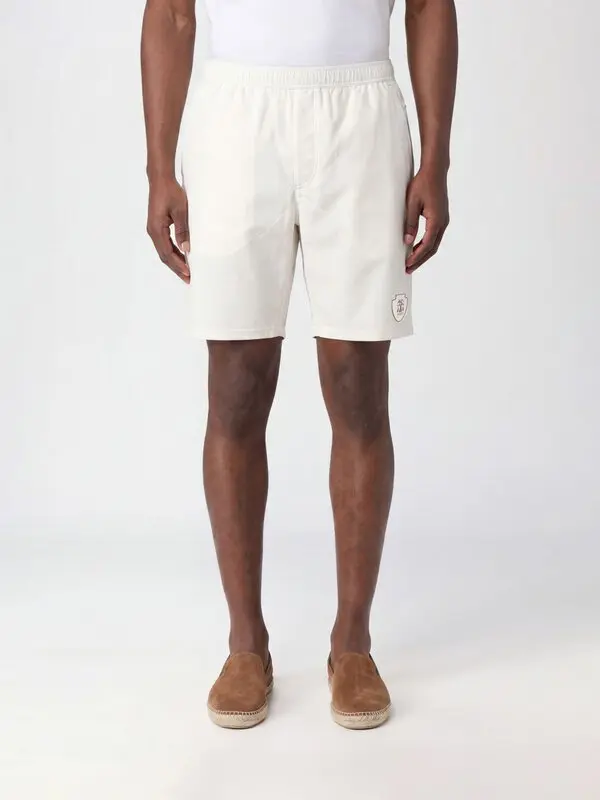 Brunello Cucinelli Technical Fabric Knee-length Shorts - White