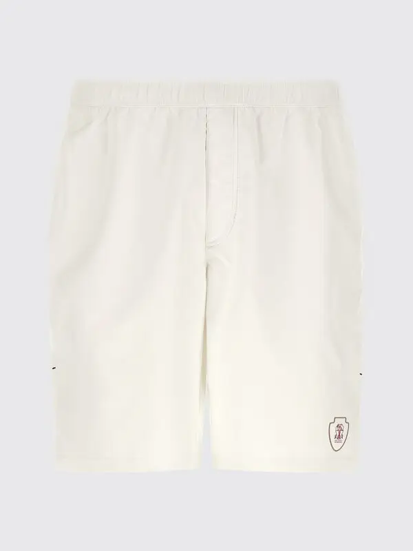 Brunello Cucinelli Technical Fabric Knee-length Shorts - White