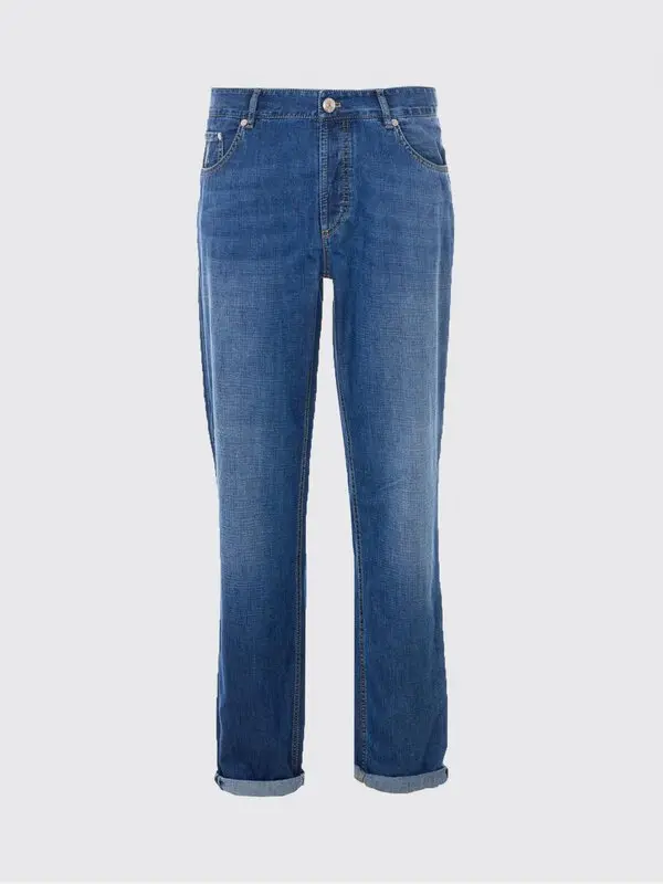 Brunello Cucinelli Straight Leg Jeans - Denim