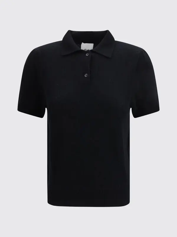 ALLUDE Cashmere Knit Polo Shirt
