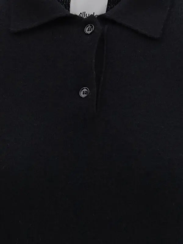 ALLUDE Cashmere Knit Polo Shirt