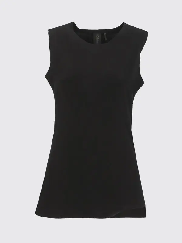 Norma Kamali Sleeveless Crewneck Top - Black