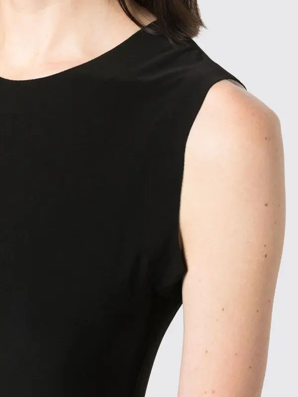 Norma Kamali Sleeveless Crewneck Top