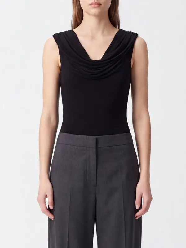 Norma Kamali Off-the-shoulder Draped Top - Black
