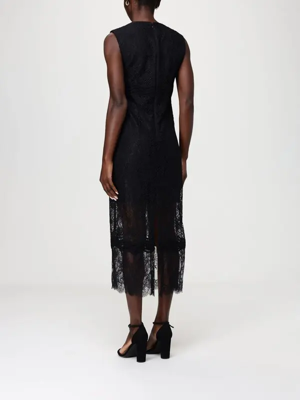 Pinko Lace Midi Dress - Black