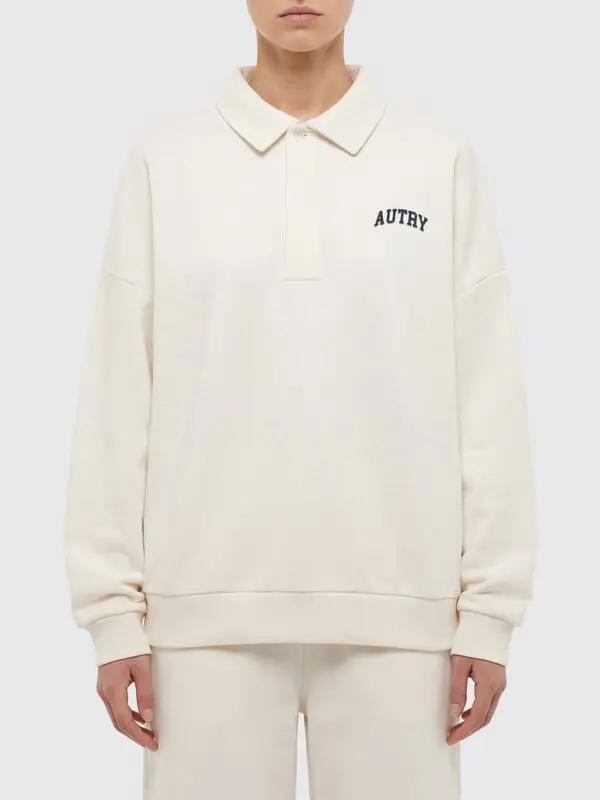 AUTRY Cotton Polo Shirt With Embroidered Logo