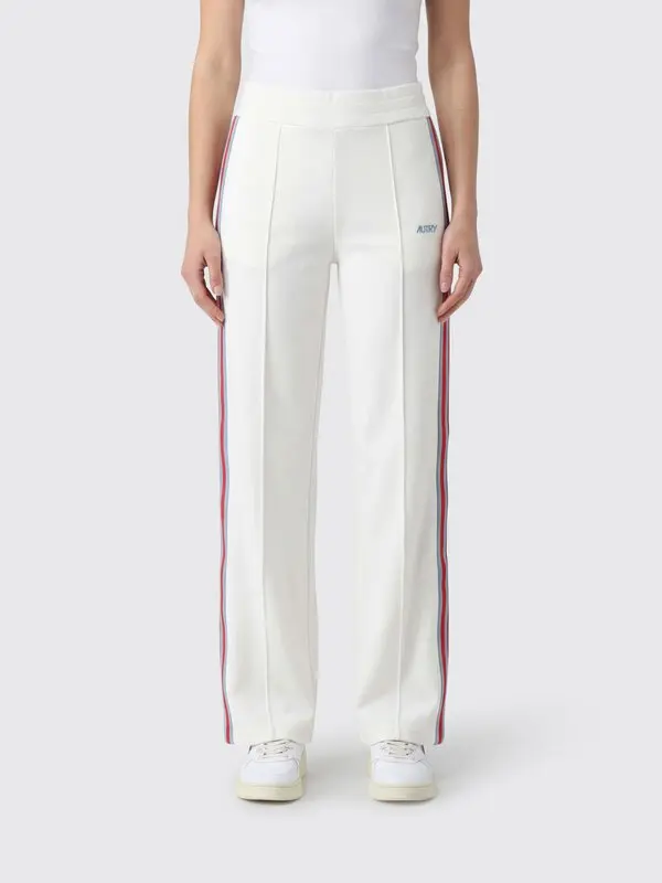 AUTRY Technical Fabric Wide Leg Trousers