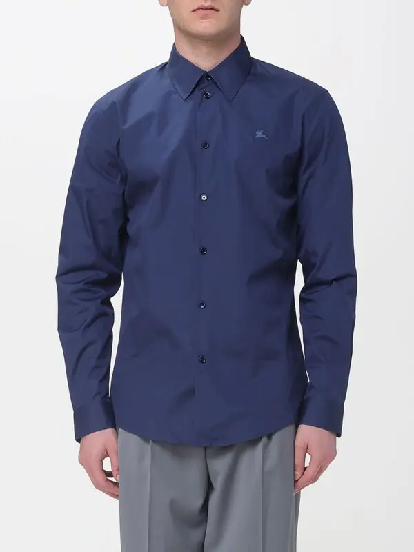 Burberry Classic Cotton Poplin Shirt - Blue