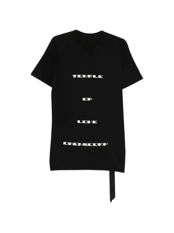 Rick Owens Temple Love Graphic T-shirt - Black