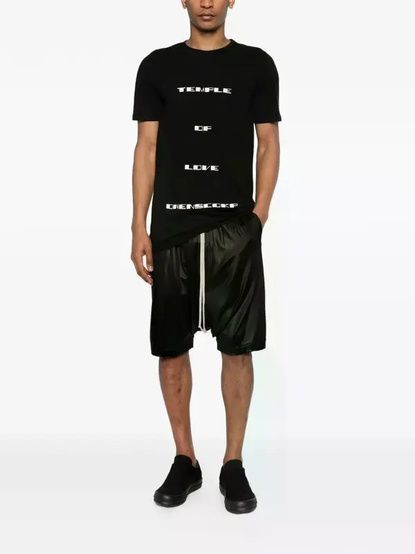 Rick Owens Temple Love Graphic T-shirt - Black