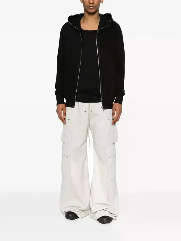 Rick Owens Zip-around Hooded Hoodie