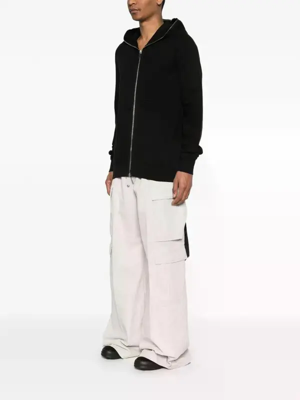 Rick Owens Zip-around Hooded Hoodie