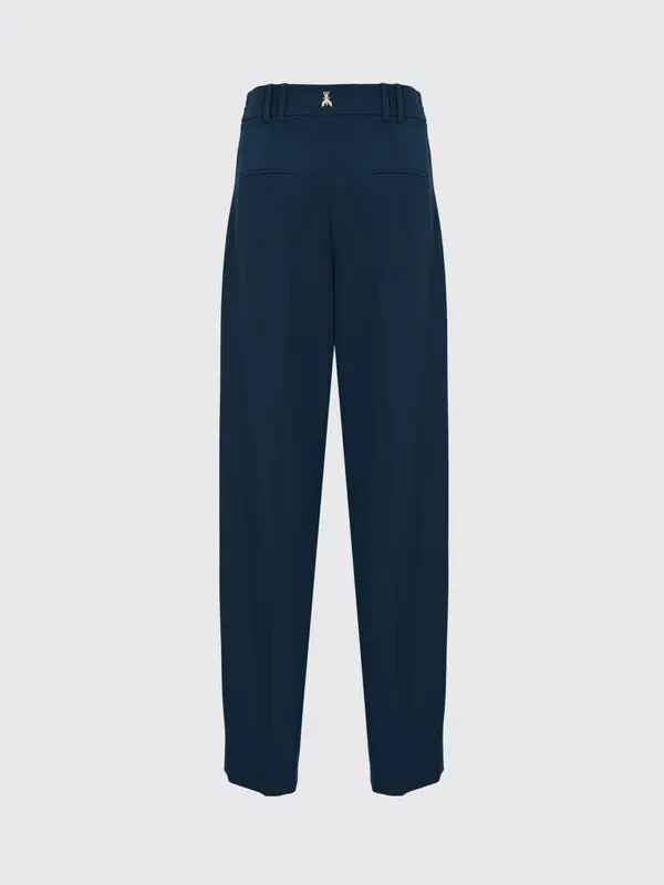 Patrizia Pepe Viscose Blend Wide Leg Pants - Blue