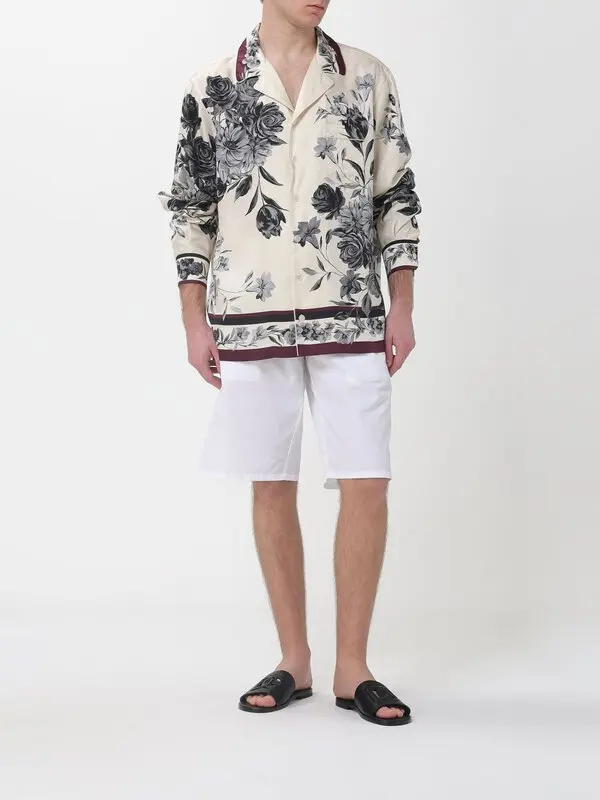Dolce & Gabbana Floral Print Silk Shirt - Multicolor