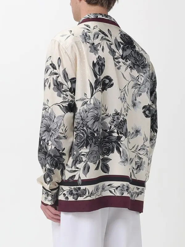 Dolce & Gabbana Floral Print Silk Shirt - Multicolor