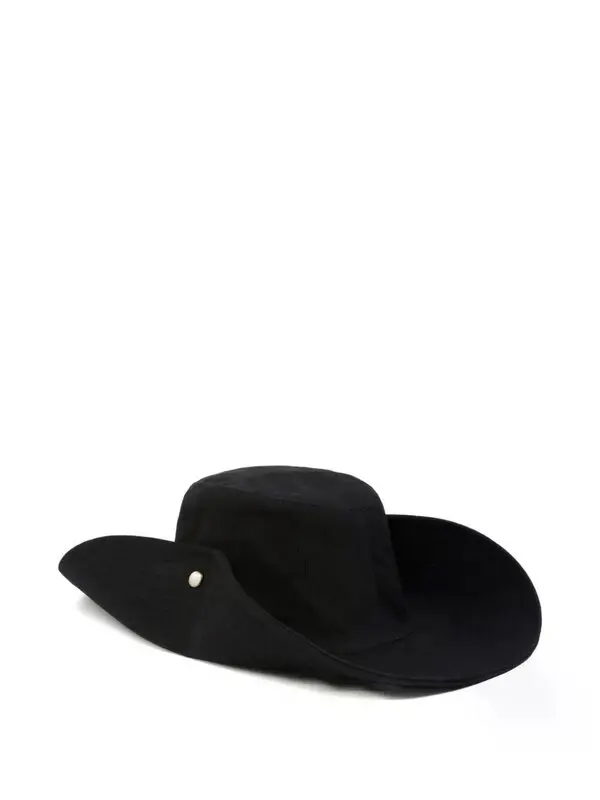 Pinko Button Detail Fedora Hat