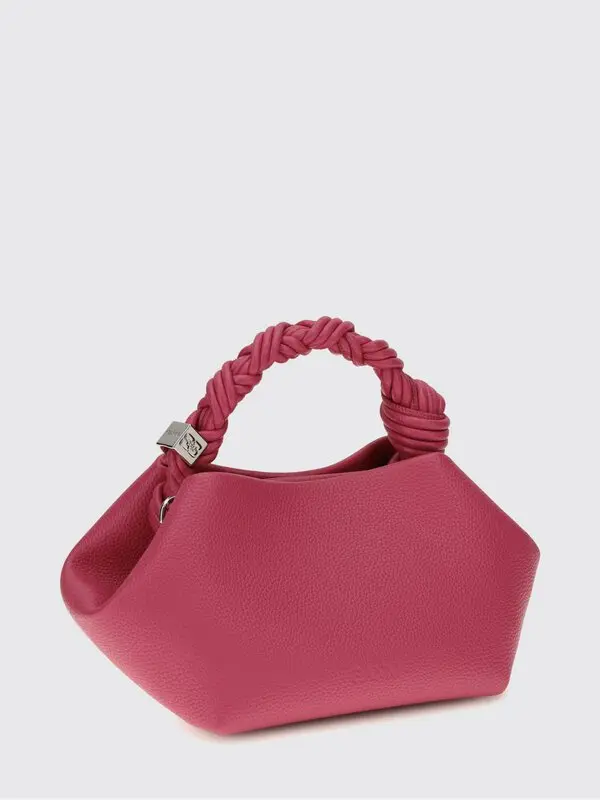 GANNI Twisted Handle Handbag - Red