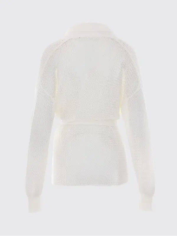 TWINSET Cotton Blend Cardigan - White