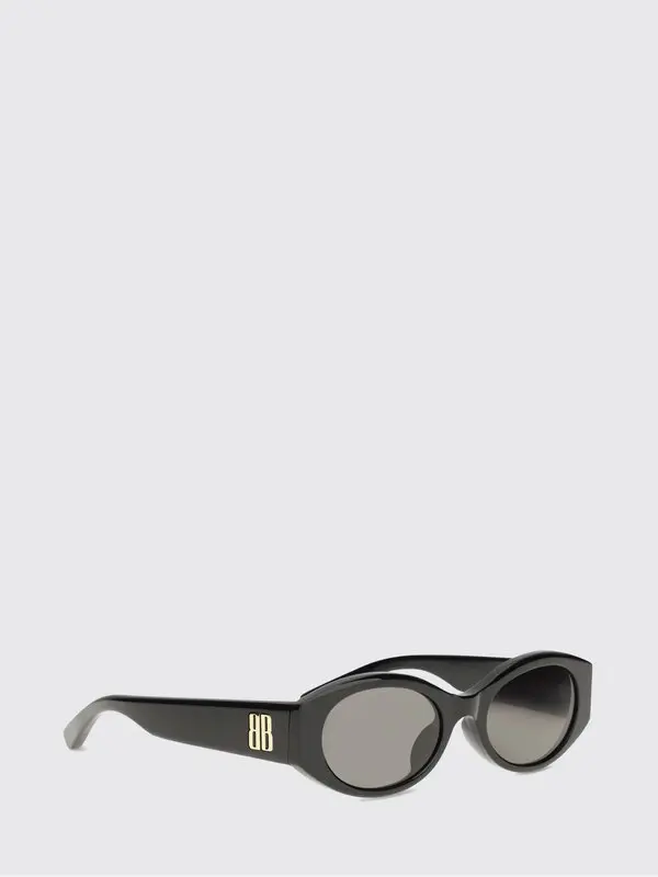 Balenciaga Oval Sunglasses - Black