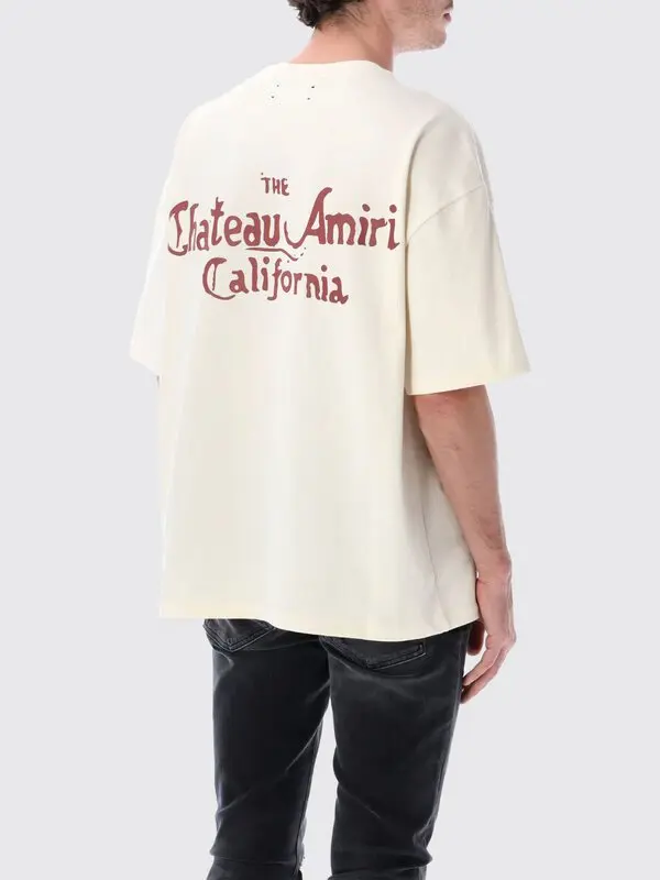 Amiri Cotton T-shirt With Logo - White