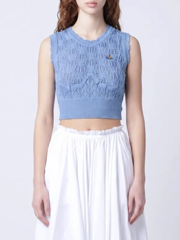 VIVIENNE WESTWOOD Ella Knit Top - Blue