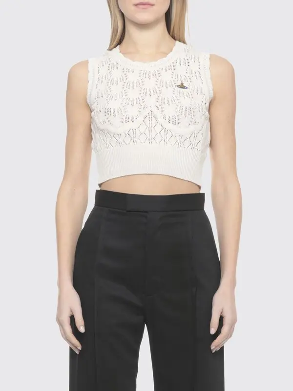 VIVIENNE WESTWOOD Ella Knit Top - Ivory