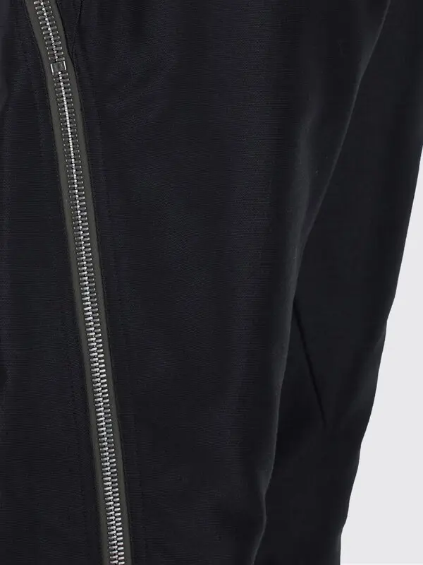 Rick Owens Banana Cotton Blend Trousers - Black