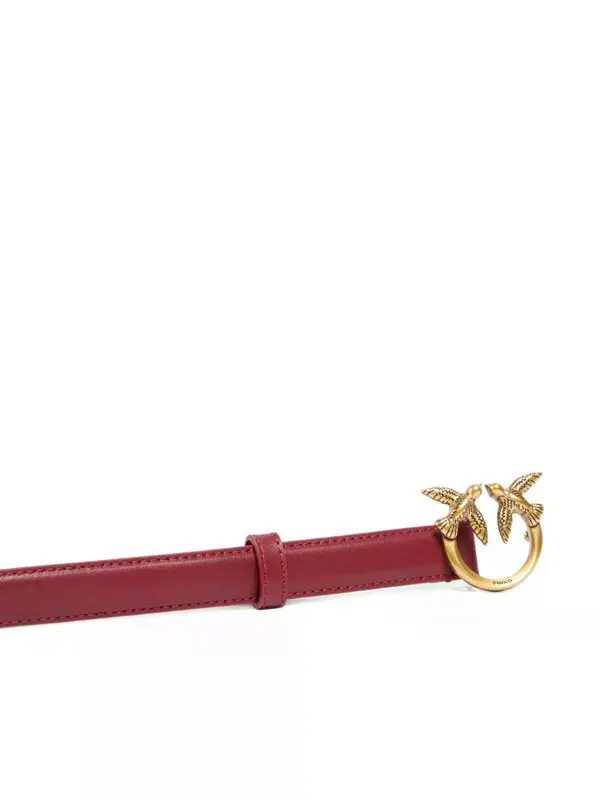 Pinko Love Birds Leather Belt