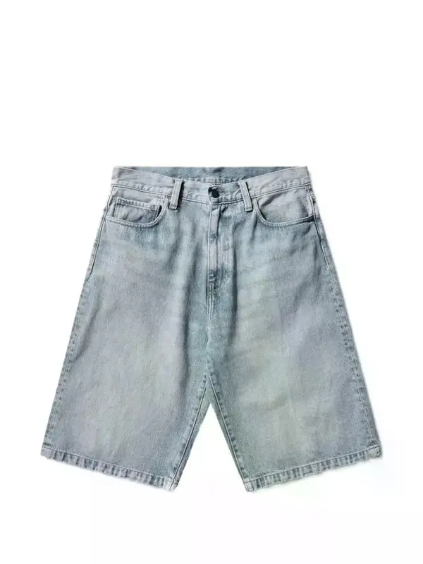 Carhartt Work In Progress Heavy Bleached Shorts - Blue