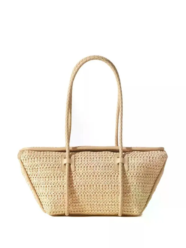 Hereu Forna Raffia Tote Bag - Neutrals
