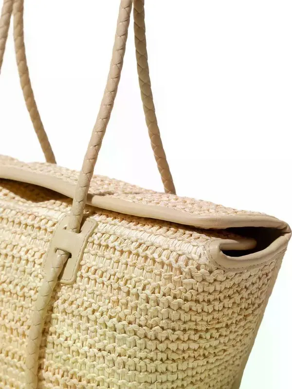 Hereu Forna Raffia Tote Bag - Neutrals