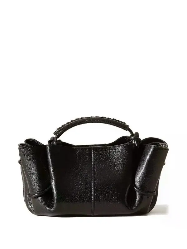 Hereu Mini Arta Braided Crossbody Bag - Black