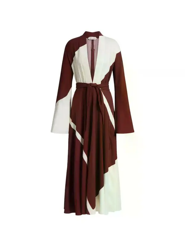 Alberta Ferretti V-neck Maxi Dress
