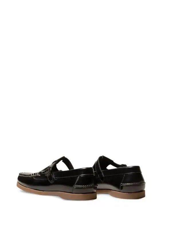 Hereu Alber T-bar Loafers - Black