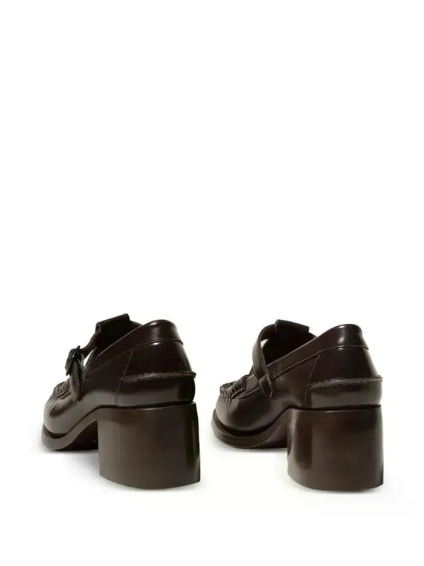 Hereu Alber T-bar Loafers - Brown