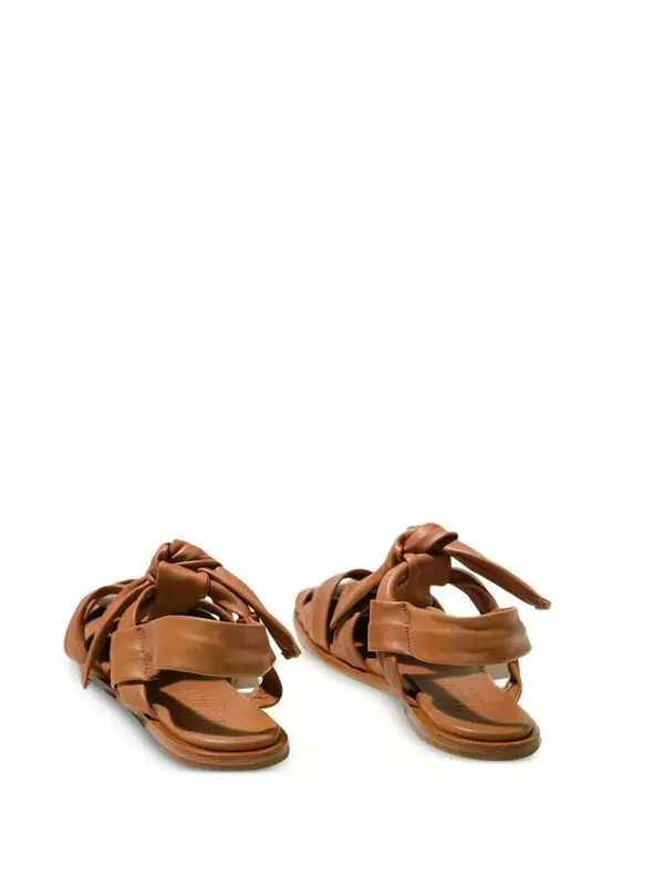 Hereu T-bar Sandals - Brown