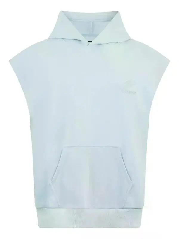 PLEIN SPORT Sleeveless Hoodie - Blue
