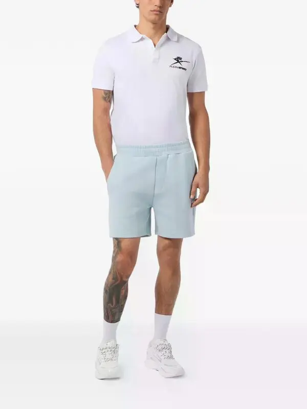 PLEIN SPORT Logo-embossed Shorts