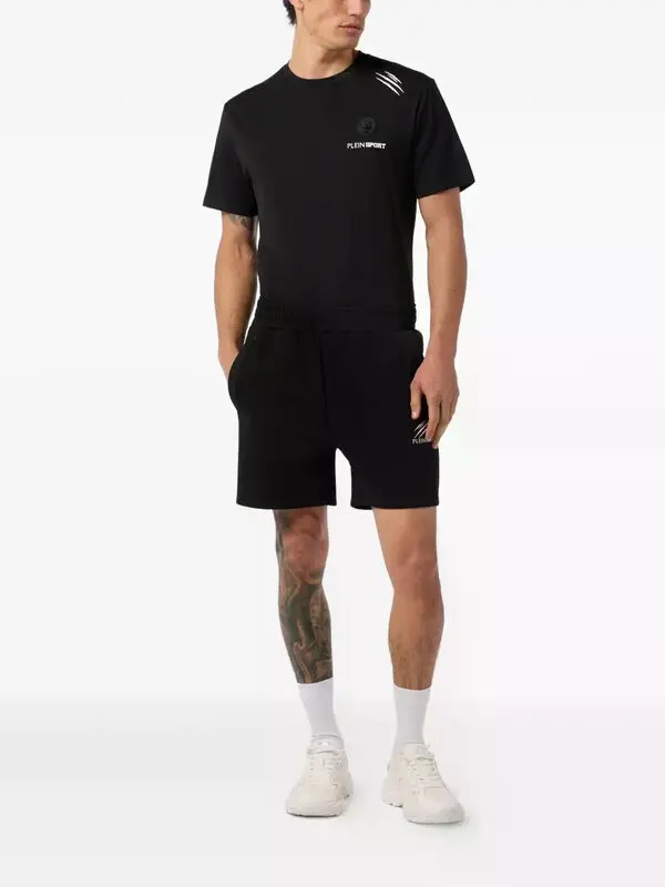 PLEIN SPORT Logo-embossed Shorts