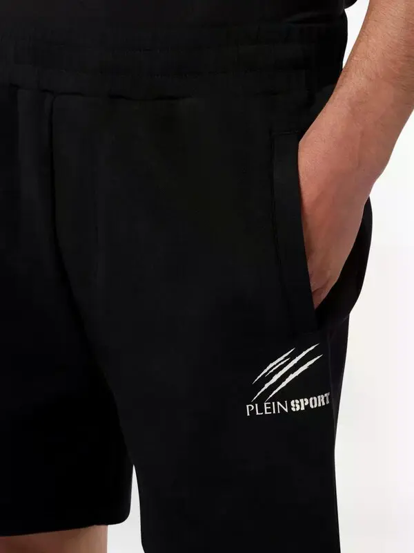 PLEIN SPORT Logo-embossed Shorts