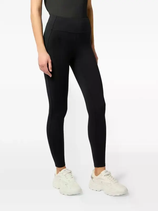 PLEIN SPORT Reflective Logo-print Leggings