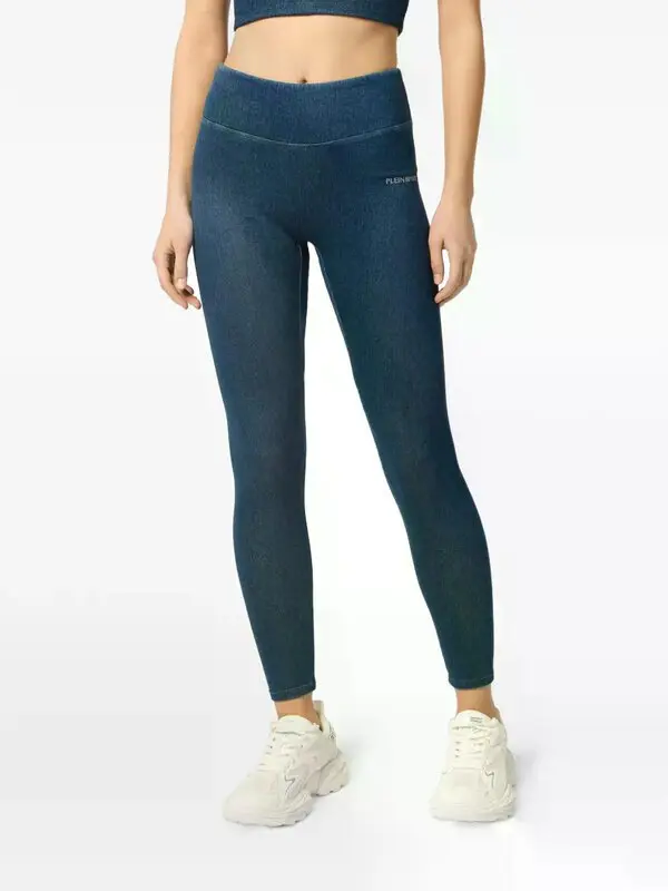 PLEIN SPORT Logo-print Leggings